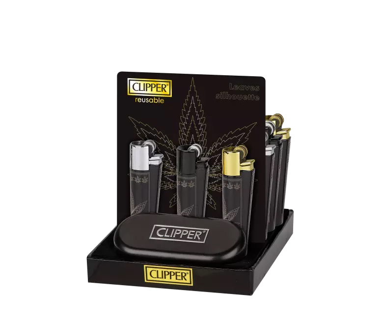 Clipper Lighters | CLIPPER LEAF (12) DELUXE| S&R Tradelink Ltd