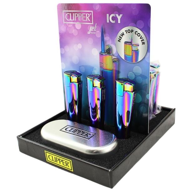 Clipper Lighters | BLACK TRIPLE GRAIENT | S&R Tradelink Ltd
