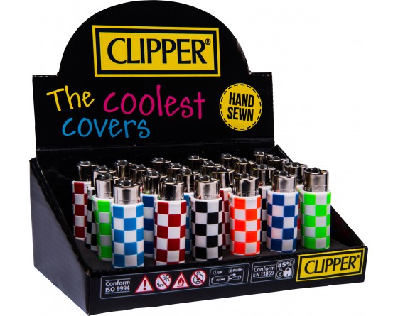 Clipper Covers Squares Design Lighters | S&R Tradelink Ltd