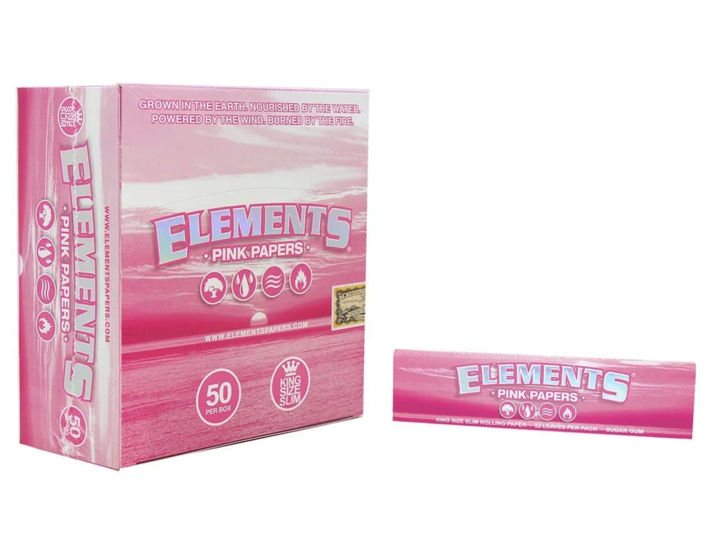 ELEMENT PINK K/S SLIM PAPERS 50'S | S&R Tradelink Ltd