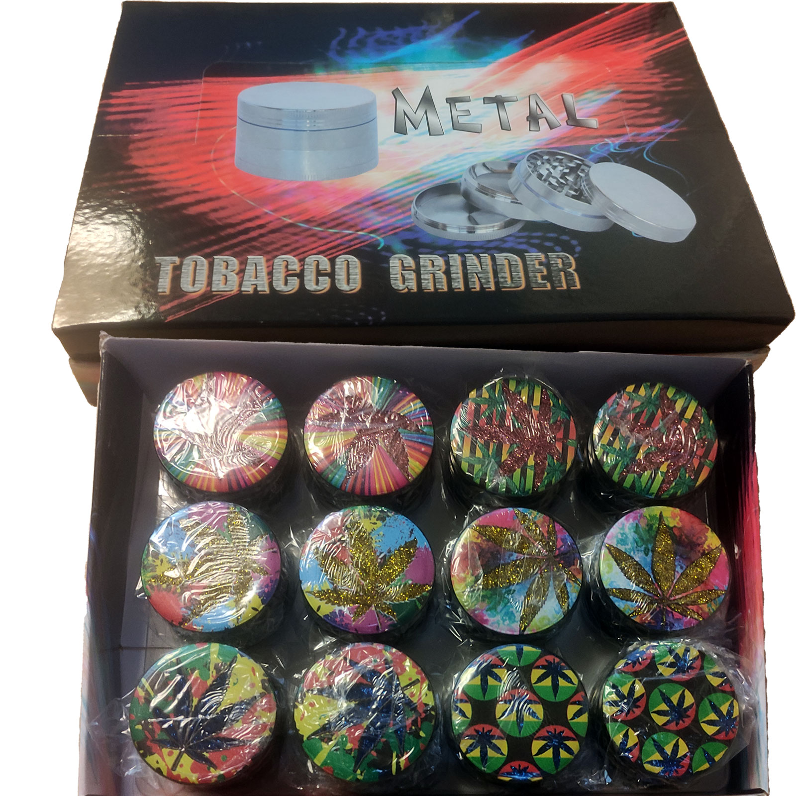 4-PT 45MM METAL GRINDER - Box of 12