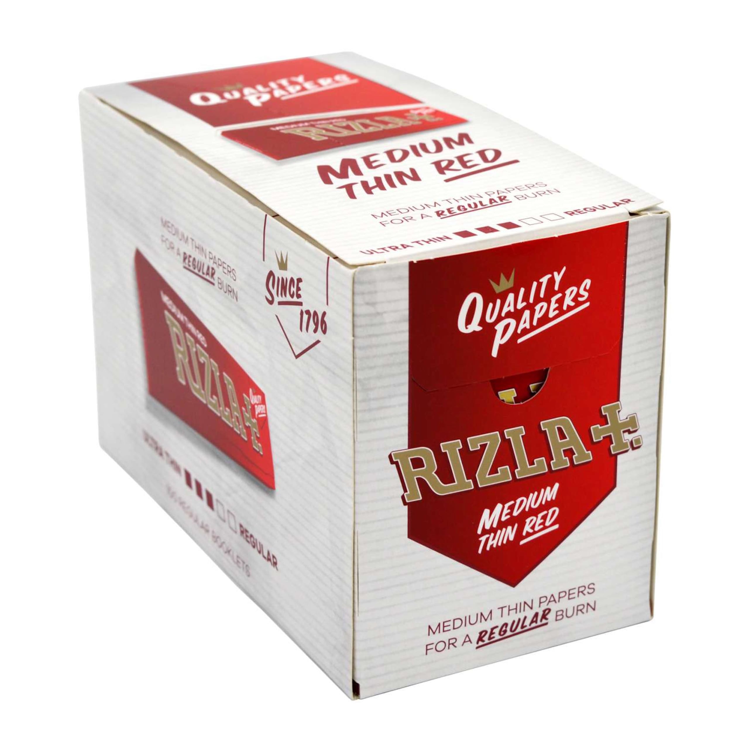RIZLA REG RED PAPER 100'S | Rolling Papers | S&R Tradelink Ltd