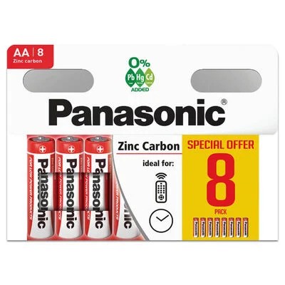 Panasonic | Size AAA | Zinc Power Batteries | S&R Tradelink Ltd