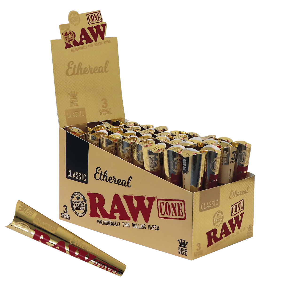 RAW ETHEREAL CONES 1 1/4 (6PK X 32 ) | S&R Tradelink Ltd