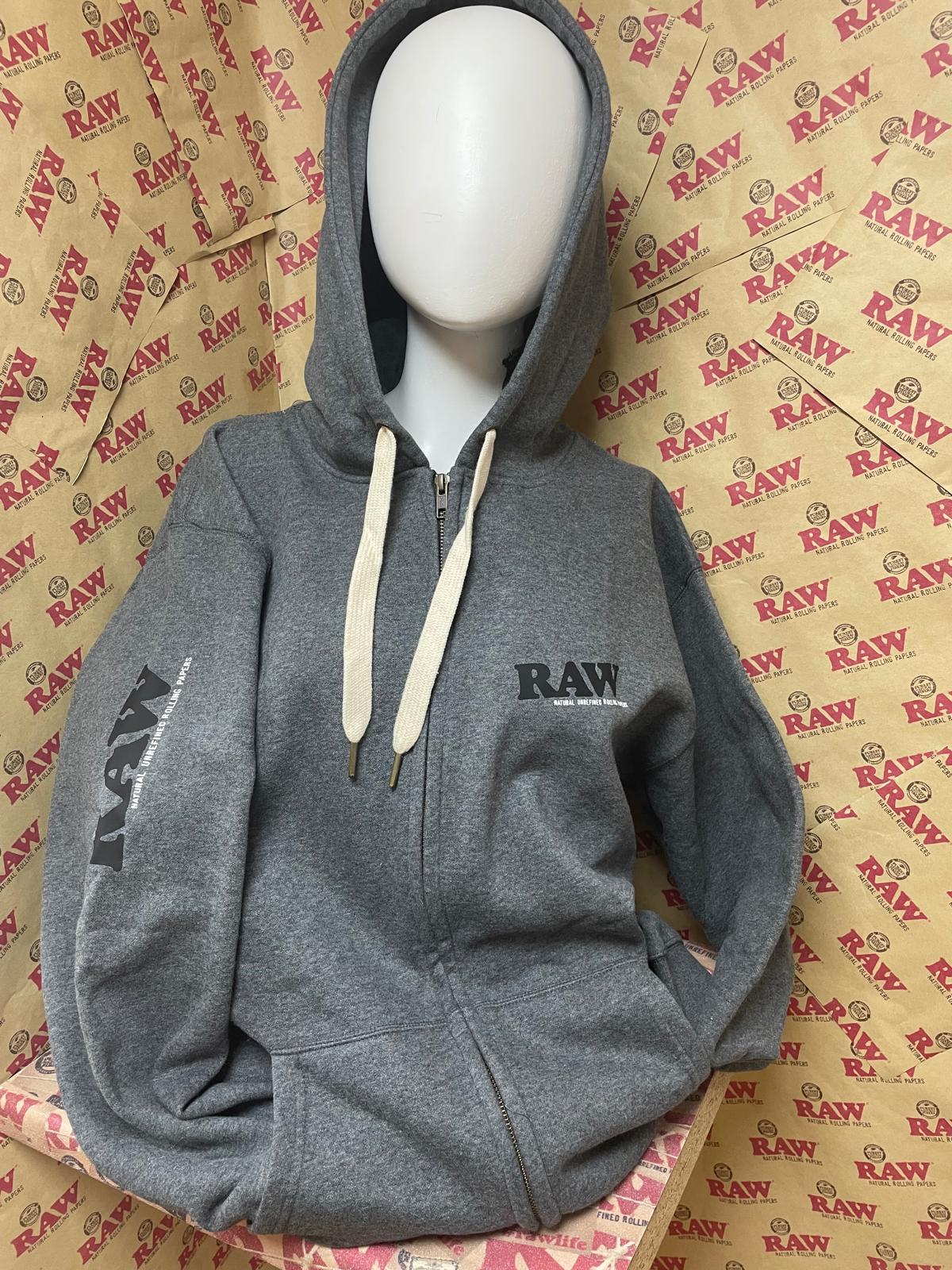 RAW RAWLER SML/MEDIUM/LARGE/XXL BLK ON BLK HOODIE| S&R Tradelink Ltd