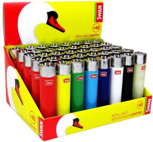 Swan Refillable Lighters | S&R Tradelink Ltd