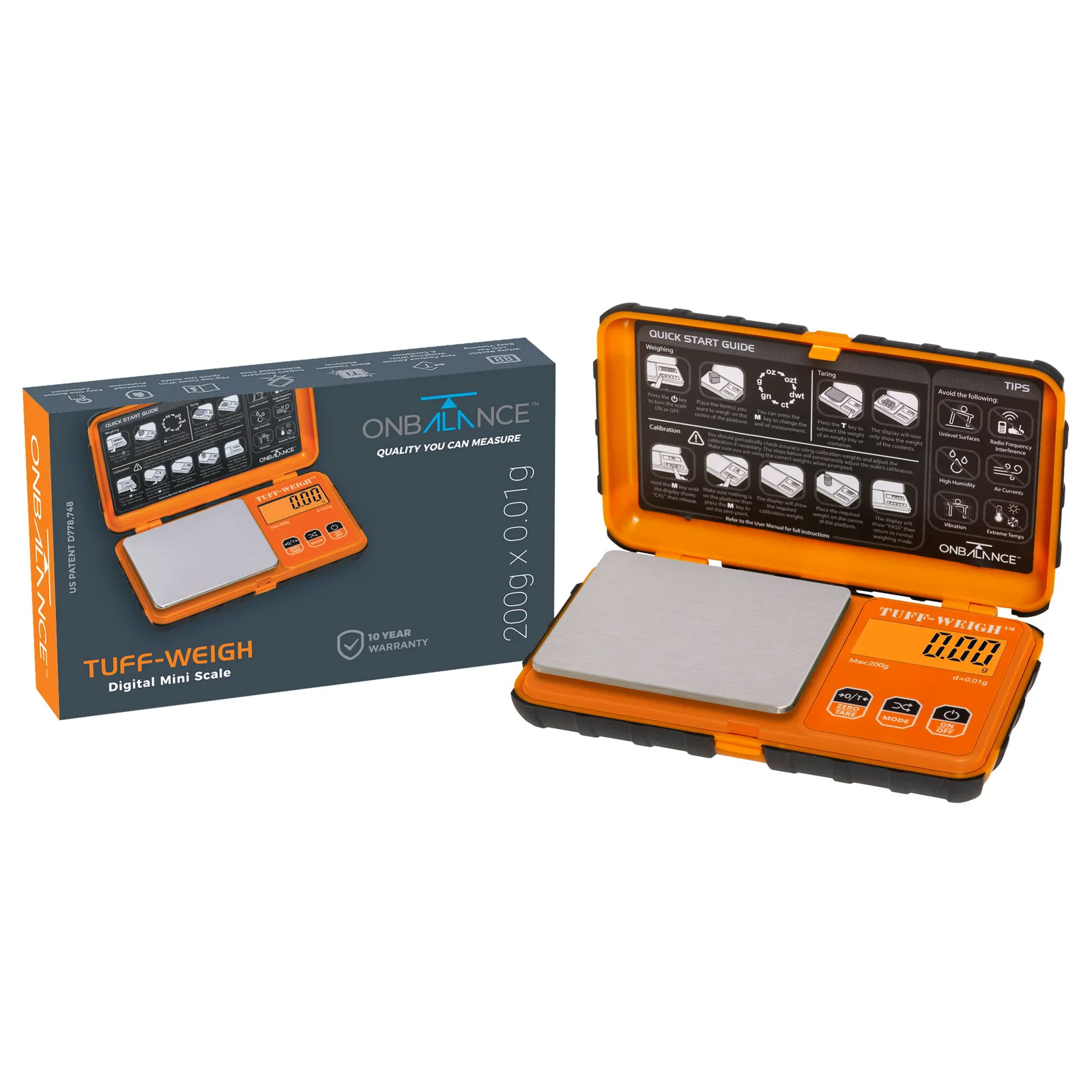TUFF-200 ORANGE MINI SCALE 0.01 | S&R Tradelink Ltd