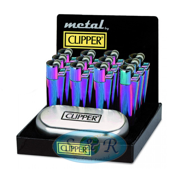 Clipper Metal Lighters | Icy Purple | S&R Tradelink Ltd