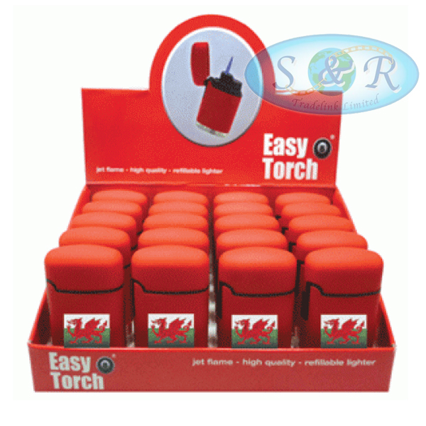 Easy Torch 8 | Wales Flag | Welsh Flag | Jet Flame Lighters | S&R ...
