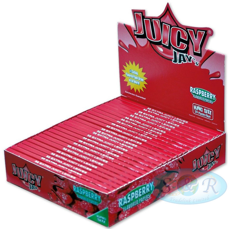 Raspberry | Juicy Jays | King Size Slim | Rolling Papers | S&R ...