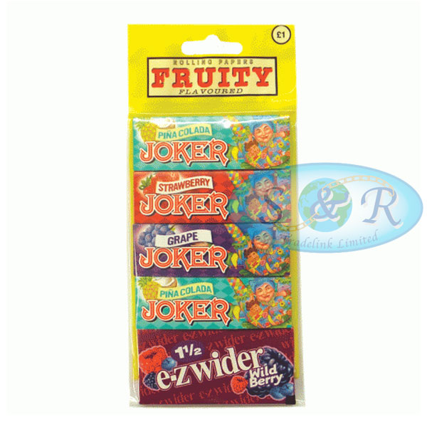 EZ-Wider Wild Berry Flavoured Rolling Paper | S&R Tradelink Ltd
