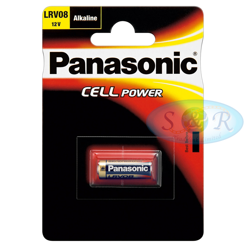 Panasonic Cell Power | Size LRV08 | 12v | Alkaline Battery | S&R ...