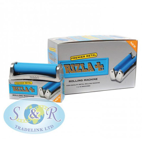 RIZLA 100mm King Size Metal Rolling Machine | S&R Tradelink Ltd